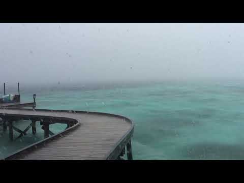 Tropical Storm In The Maldives - YouTube