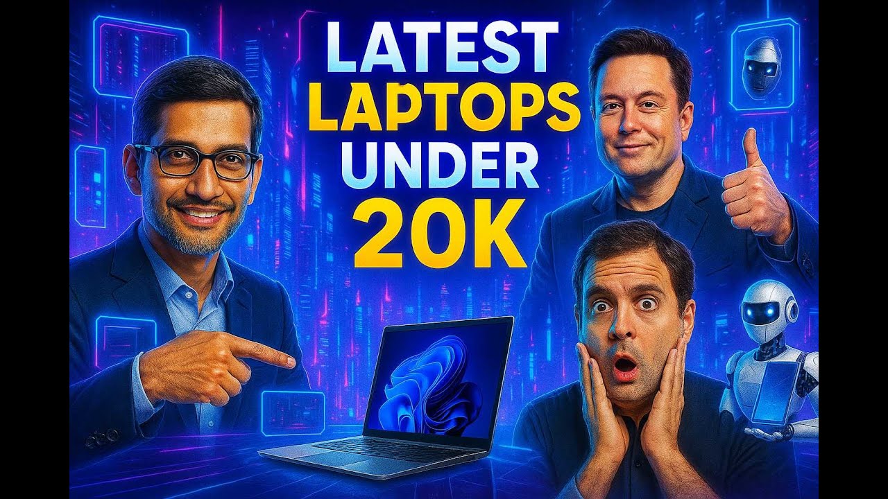 "2025 Budget Laptops Under ₹20K 💸 | Gaming + Study Ready!" - YouTube