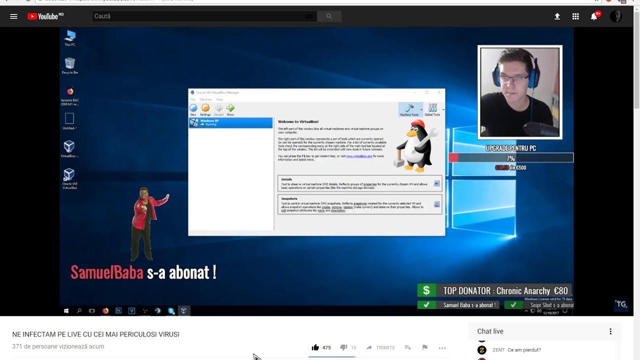 I-am dat jumpscare pe live lui Tutoriale Gratuite - YouTube