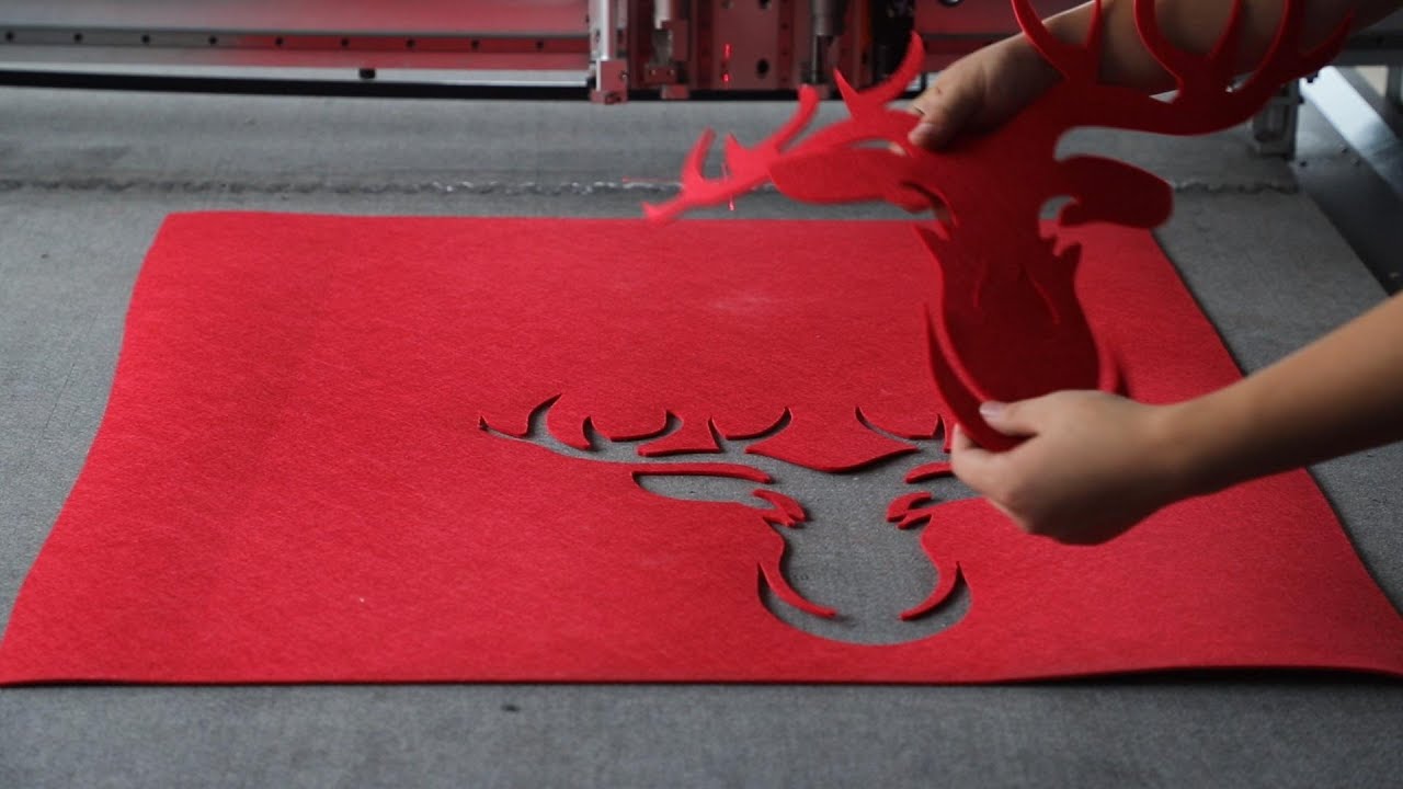 High speed Felt Cutting Machine With CNC Knife Cutter | CNC Felt ...