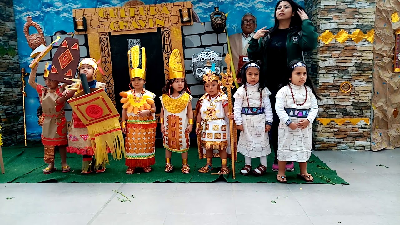 Trajes inca material reciclado 😘 inicial 3 años - YouTube