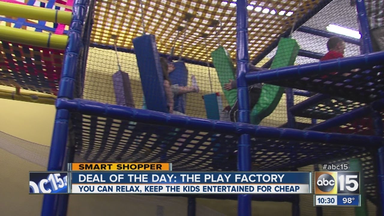 Relax indoors while the kids are entertained at the Play Factory - YouTube
