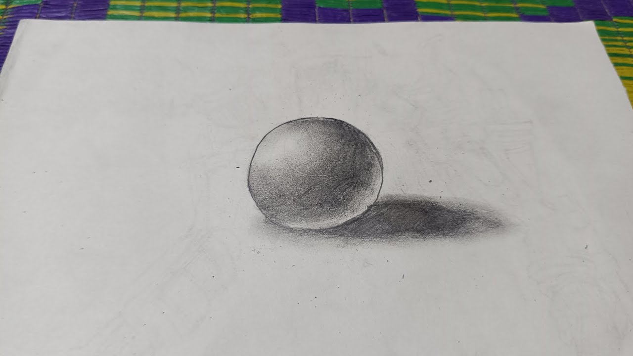 HOW TO DRAW 3D REALISTIC SPHERE DRAWING - YouTube