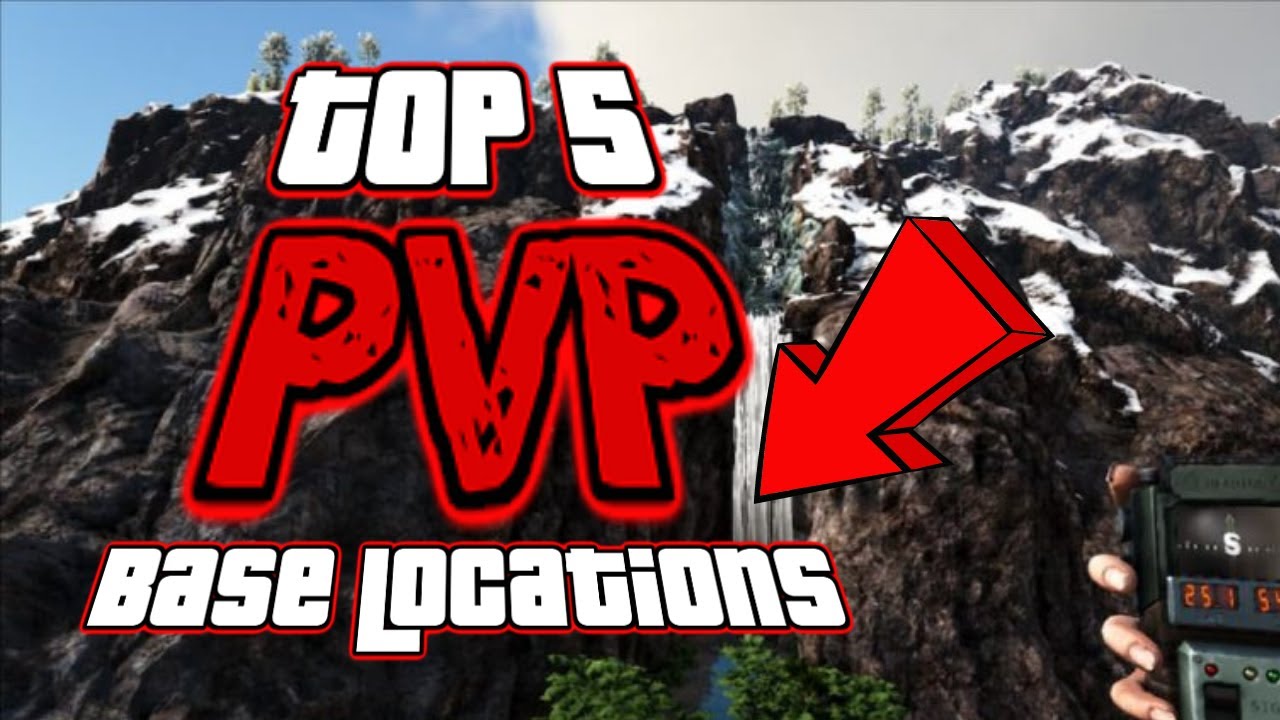 Ark Lost Island PVP Base locations (Cave Edition) - YouTube