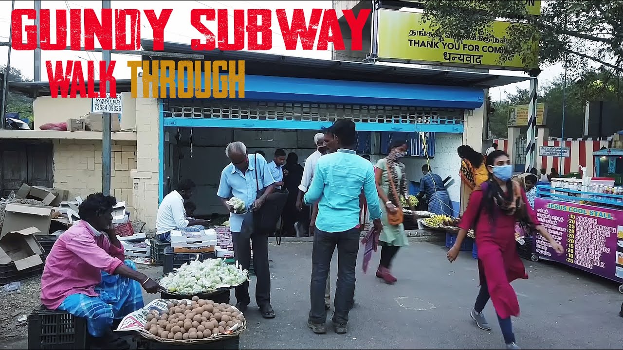 Pov Guindy subway walkthrough|CAMERA WALK|CHENNAI INDIA - YouTube