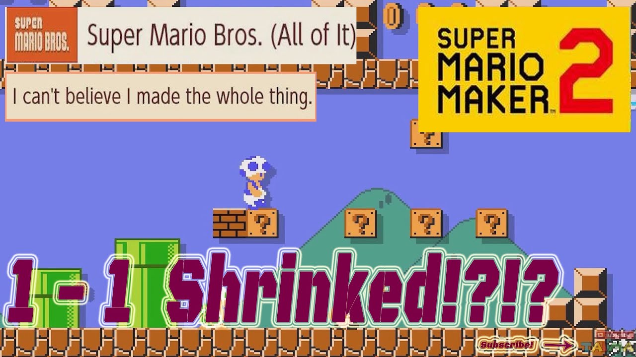 SMM2 | Populares EP.4 | ¡¡¿Tooooodo SMB1 en un solo nivel?!! - YouTube