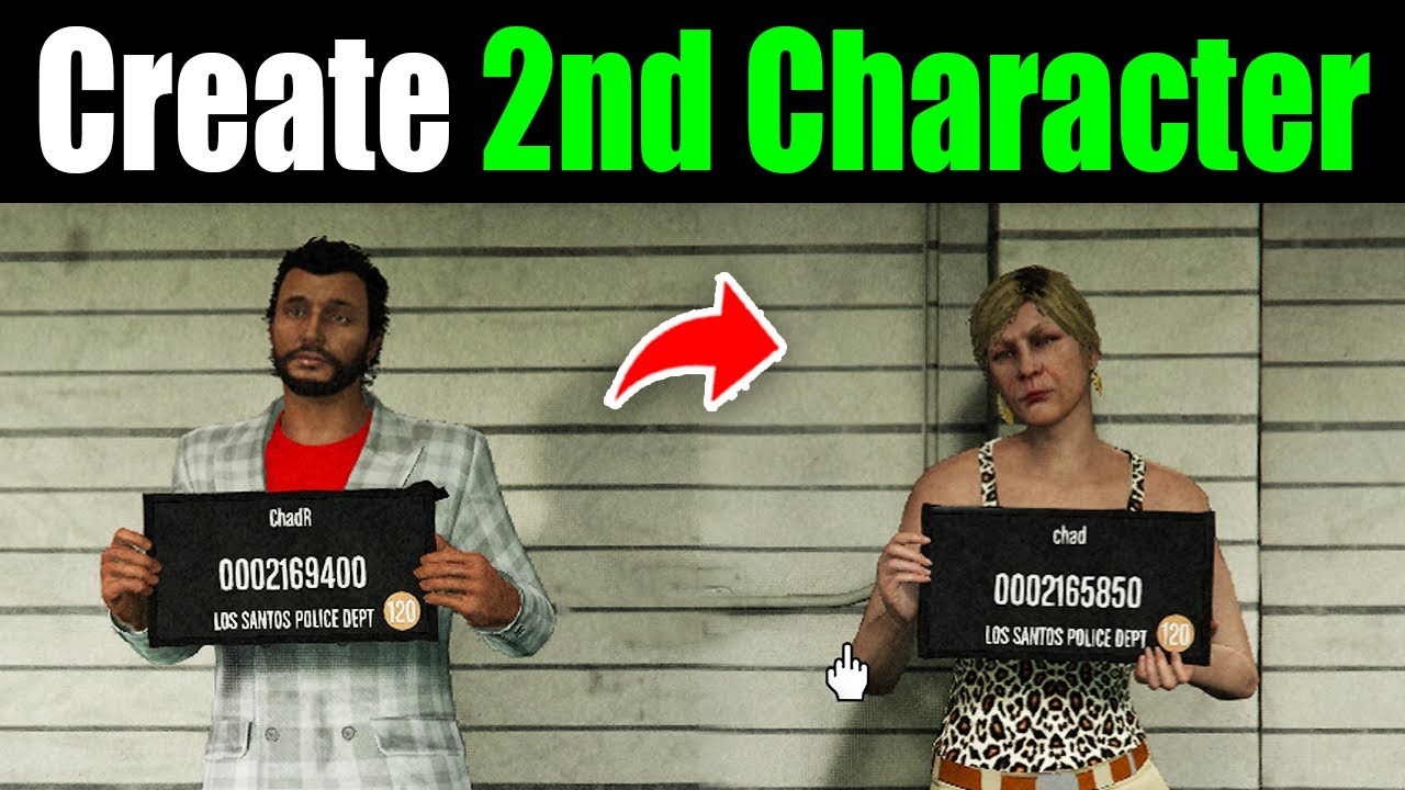 How To Create A Second Character in GTA 5 Online - YouTube