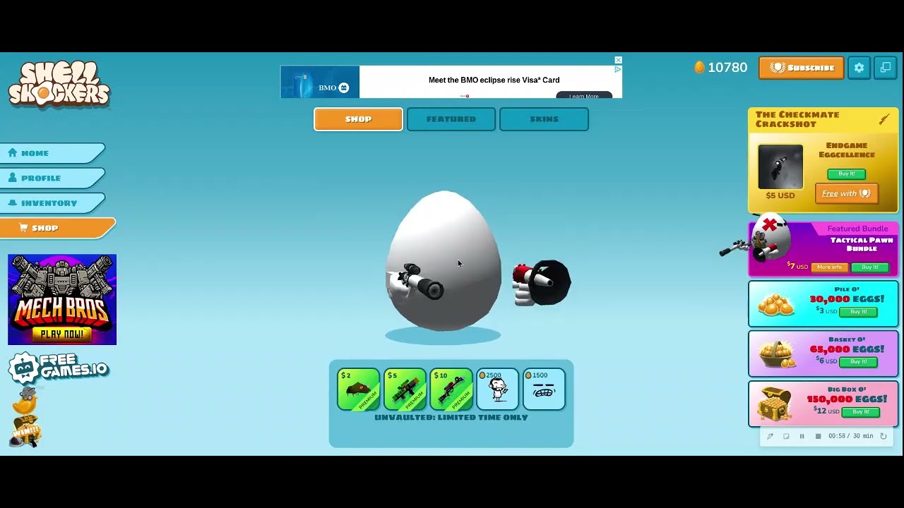 Shell Shockers Update - CHECKMATE - YouTube