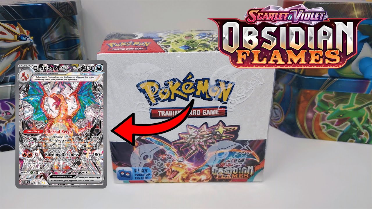 Pokémon Obsidian Flames Booster Box Opening - YouTube