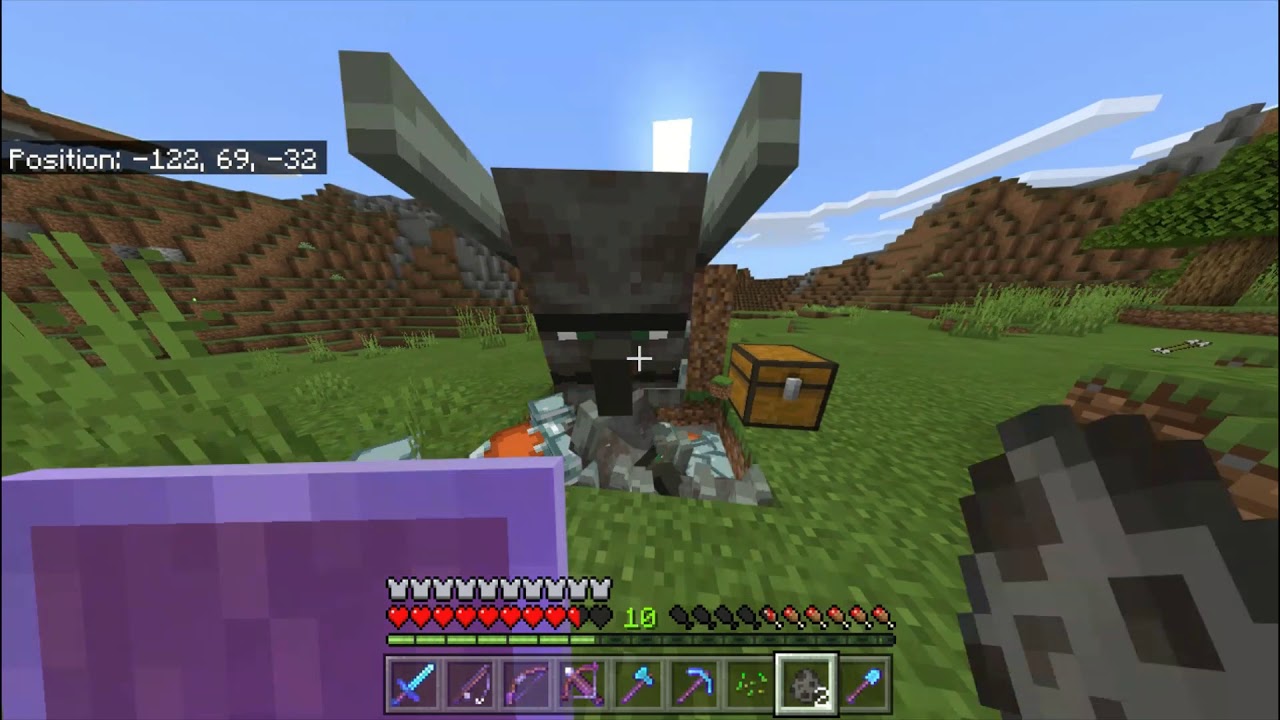 Playing Minecraft With A God Set!!! - YouTube