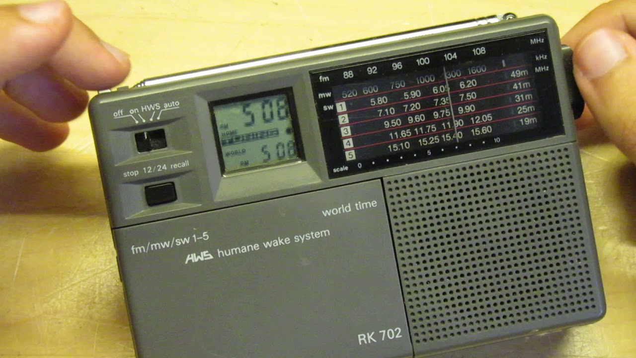 Radio portatile Siemens RK-702 - presentazione e dimostrazione - YouTube