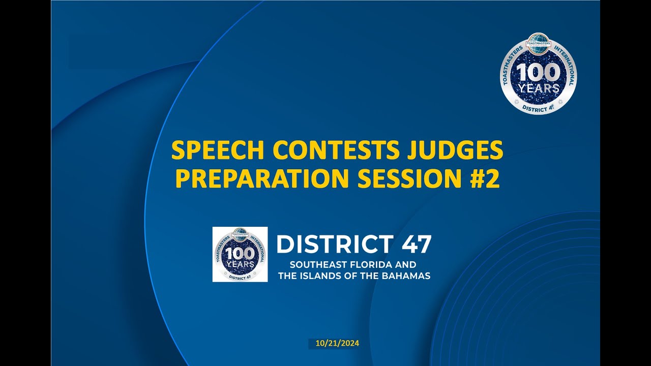 Judges Contest Workshop - YouTube