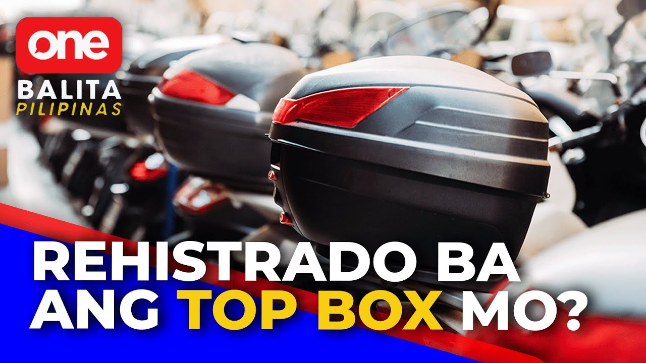 Patakaran sa paggamit ng top box sa motorsiklo - YouTube