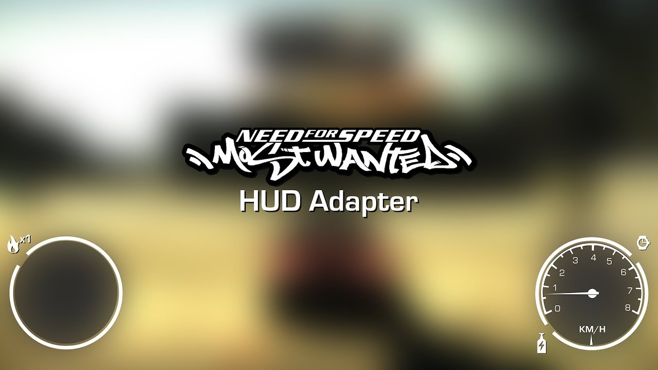 NFS Most Wanted - HUD Adapter | Crop Aspect Ratio Support for In Game ...