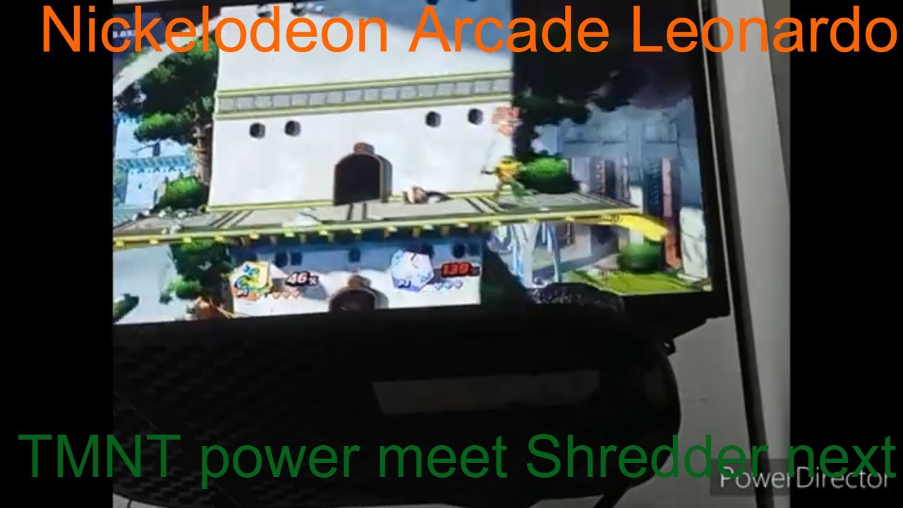 Nickelodeon All Star Brawl Using Leader Turtles Leonardo to fight ...