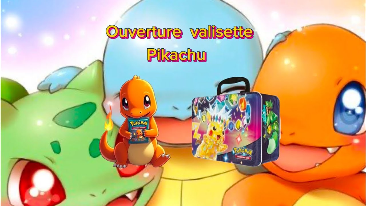 Ouverture d’une valisette Pikachu 🤩 - YouTube