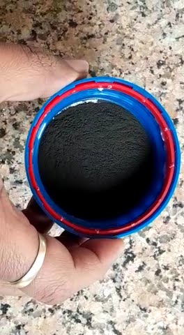 Manganese dioxide MnO2,black colour metal oxide use in leclanche cell ...