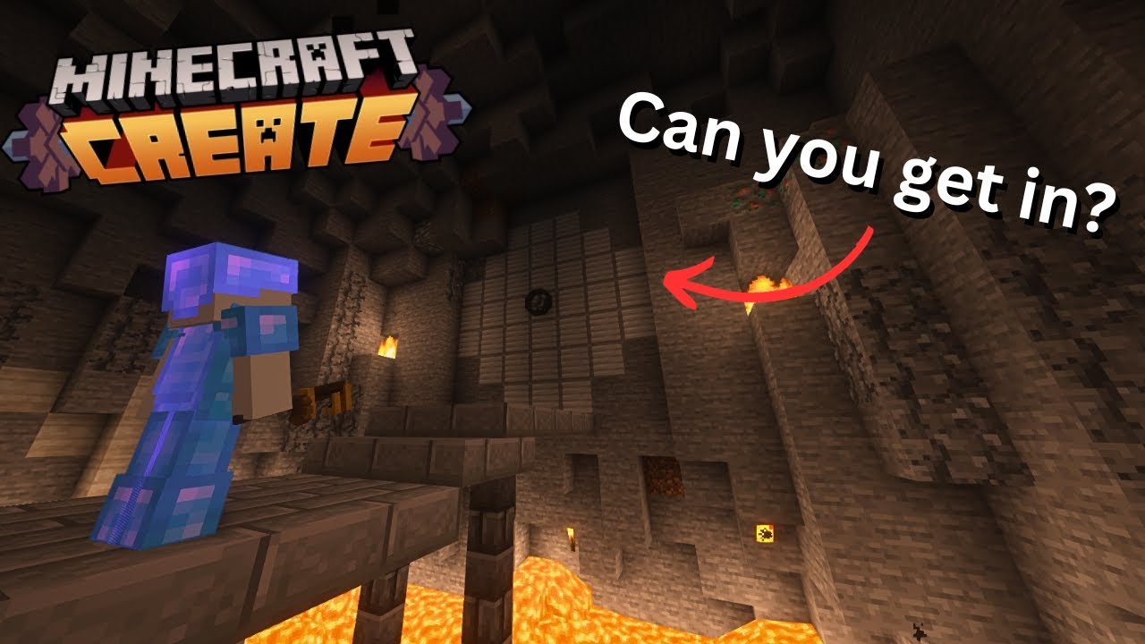 Building a MAX SECURITY VAULT in Create Mod Minecraft - YouTube