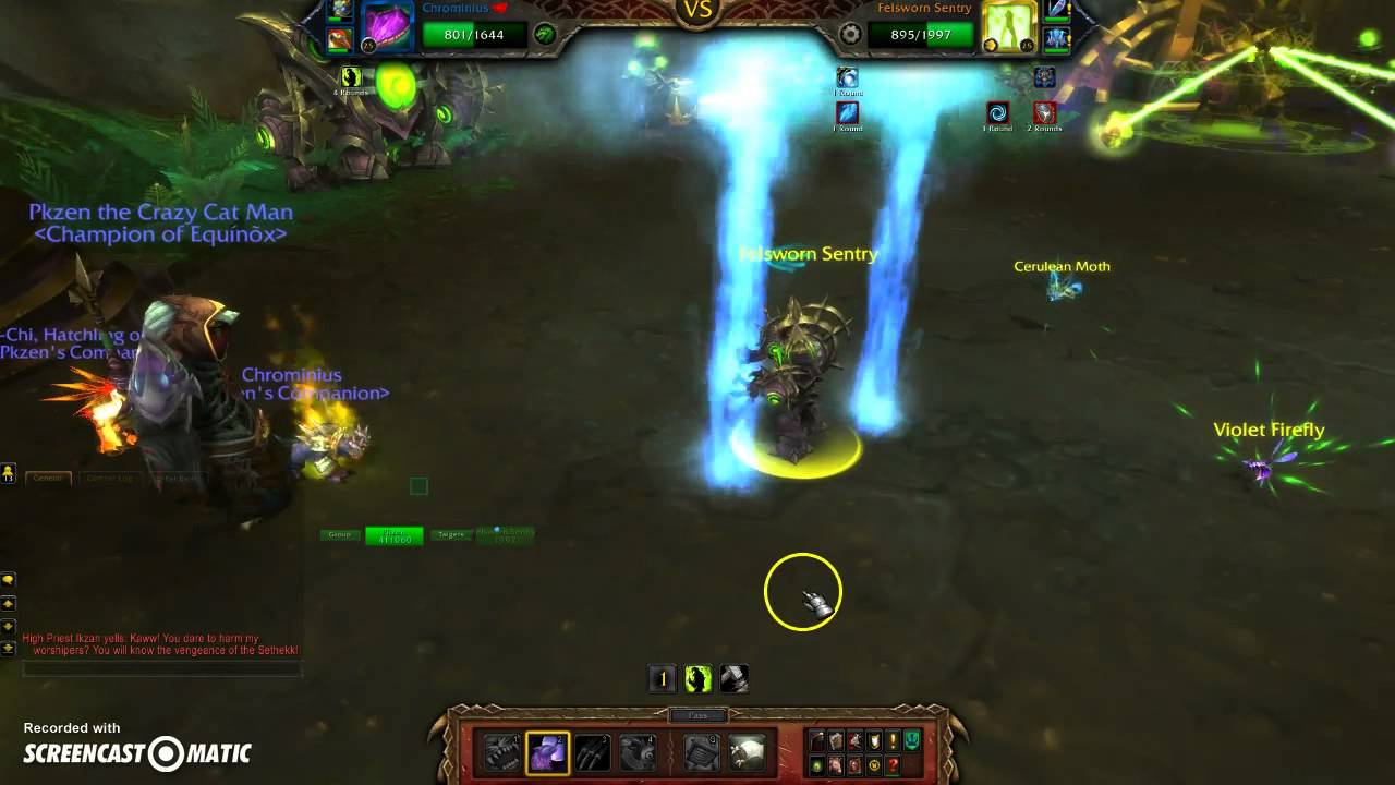 Felsworn Sentry: Tanaan Legendary Pet Battle Guide - YouTube