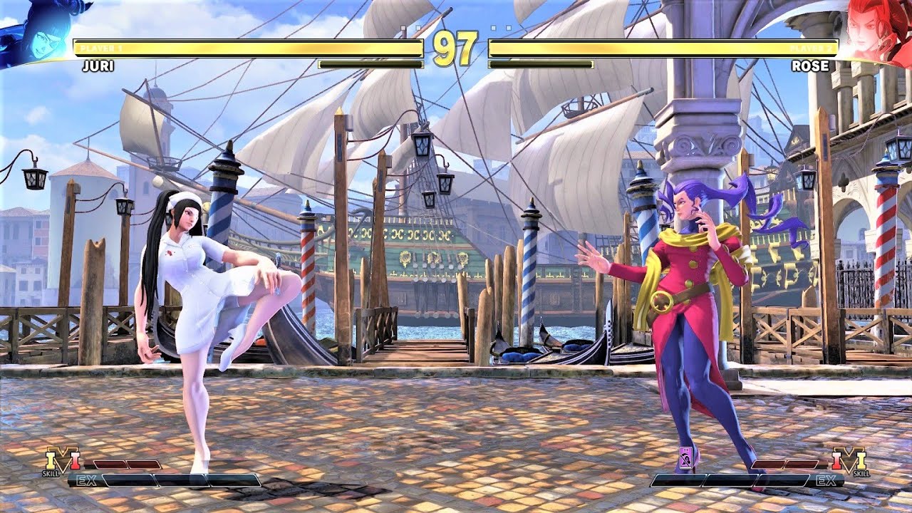 Nurse Juri vs Rose (Hardest AI) - Street Fighter V - YouTube