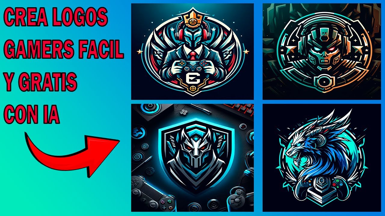 COMO CREAR LOGOS GAMERS FACIL, RAPIDO Y GRATIS - YouTube