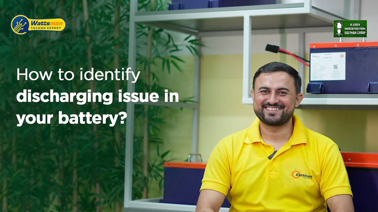 Identify Discharge Issue In Wattsman Lithium-Ion Battery | Techno ...