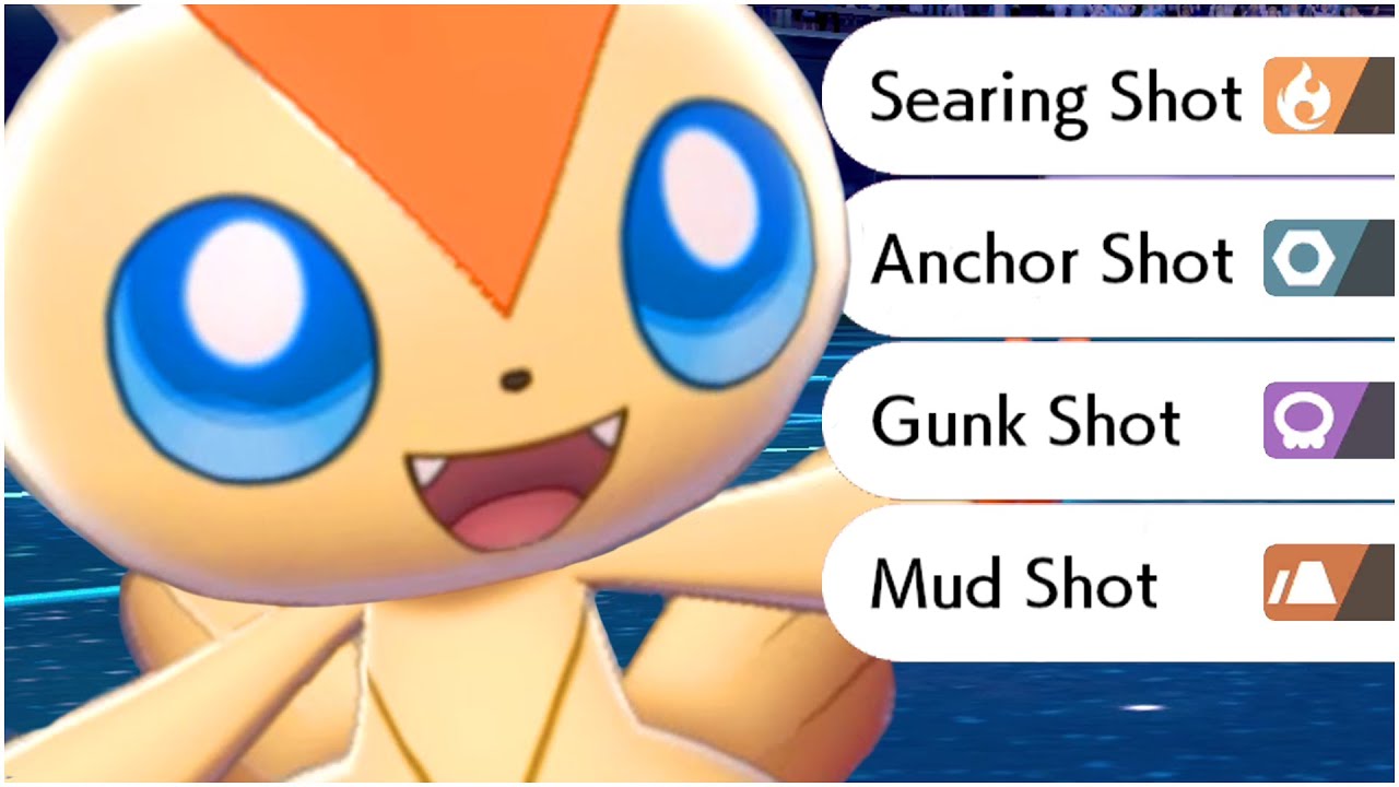 FULL POKEMON SHOT MOVES TEAM! Snipe Shot, Searing Shot, Tar Shot, Scale ...