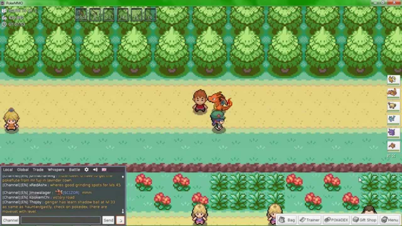 Poké MMO Gameplay 2015 with MoDs - YouTube