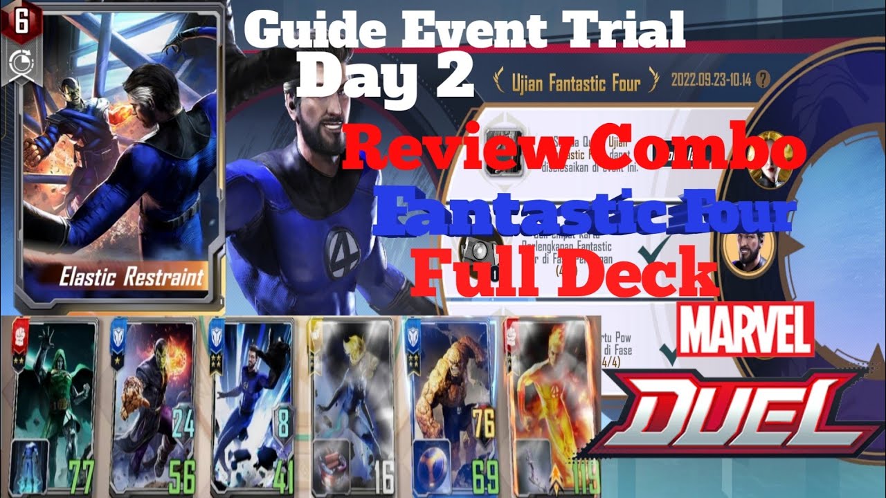 Marvel Duel | Guide Event Trial Day 2 and Review Combo Fantastic 4 full ...