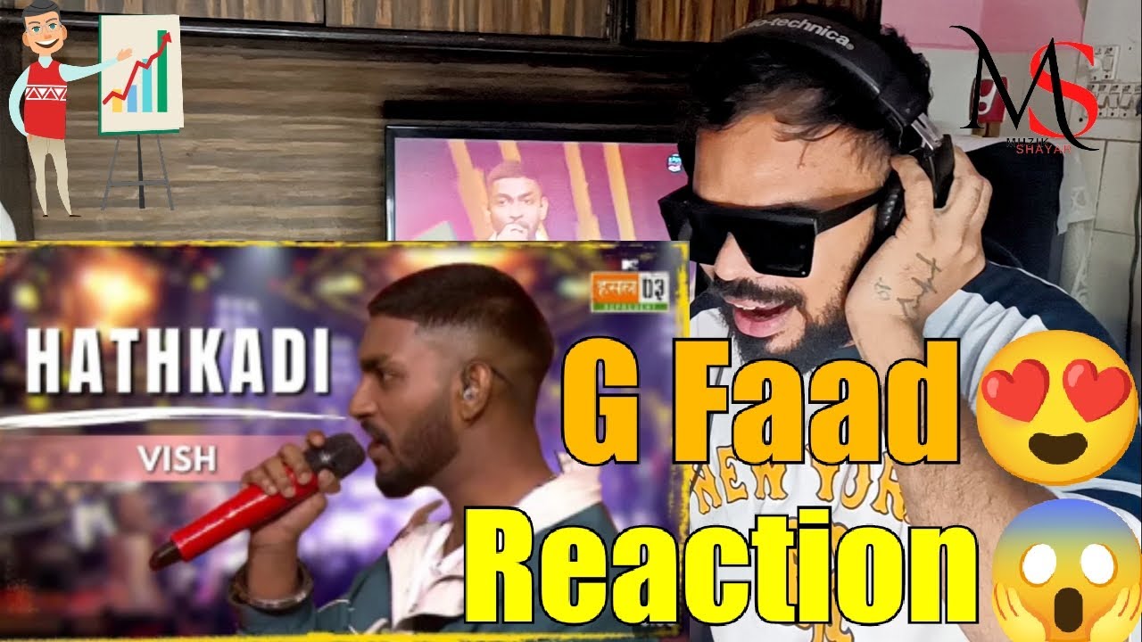 Hathkadi (Reaction😍) | Vish | MTV Hustle 03 REPRESENT | MUZIK SHAYAR ...