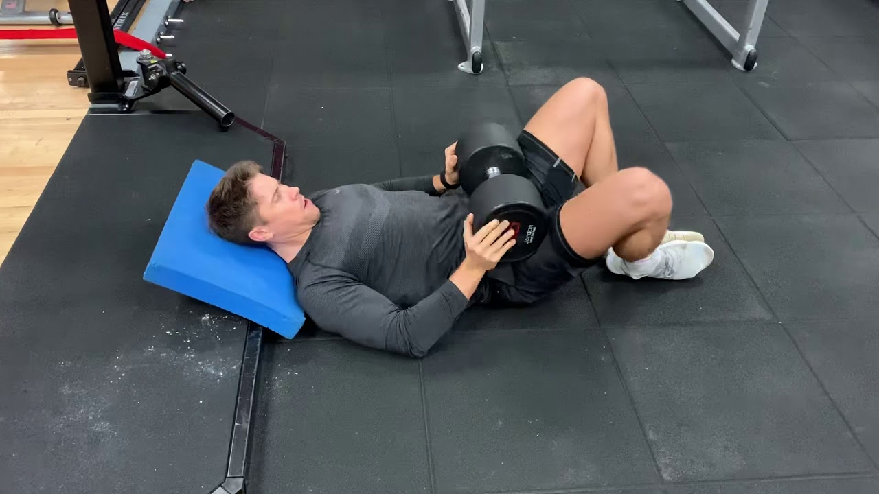 Dumbbell Frog Pumps - YouTube