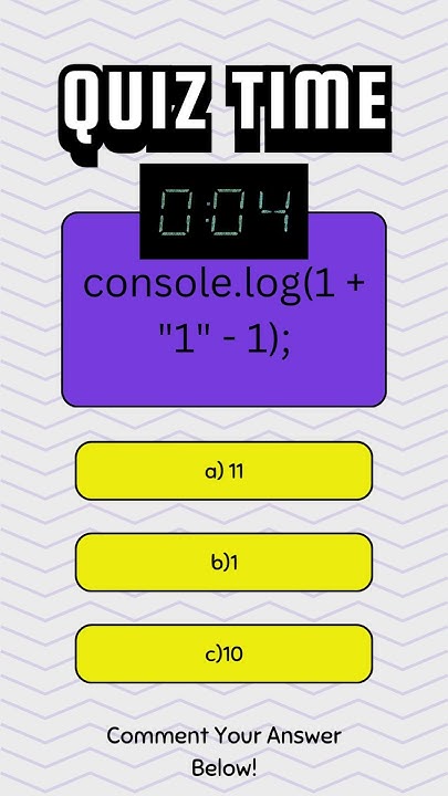 Ultimate JavaScript Quiz! Test Your JS Skills #codinginterview # ...