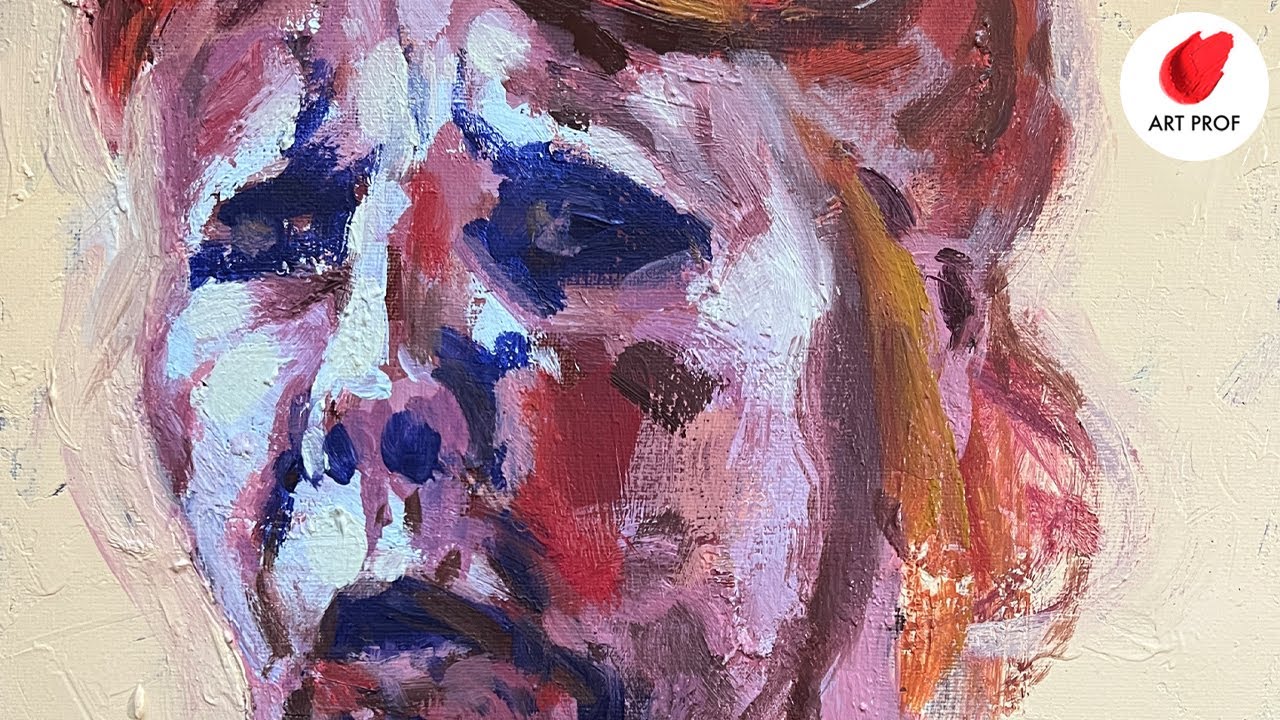 Acrylic Portrait Painting Demo Step by Step, Part 1 - YouTube