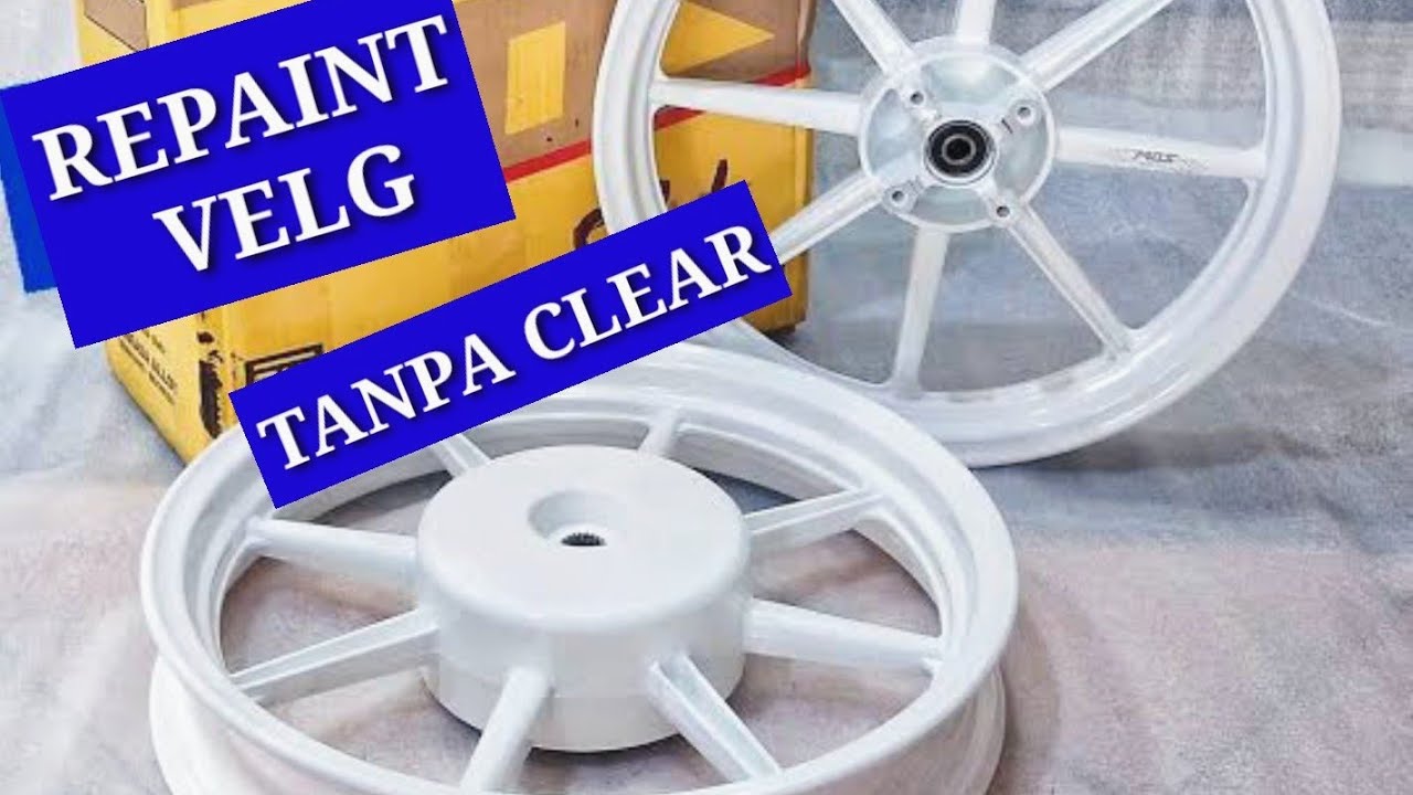 Repaint Velg putih tanpa clear - YouTube