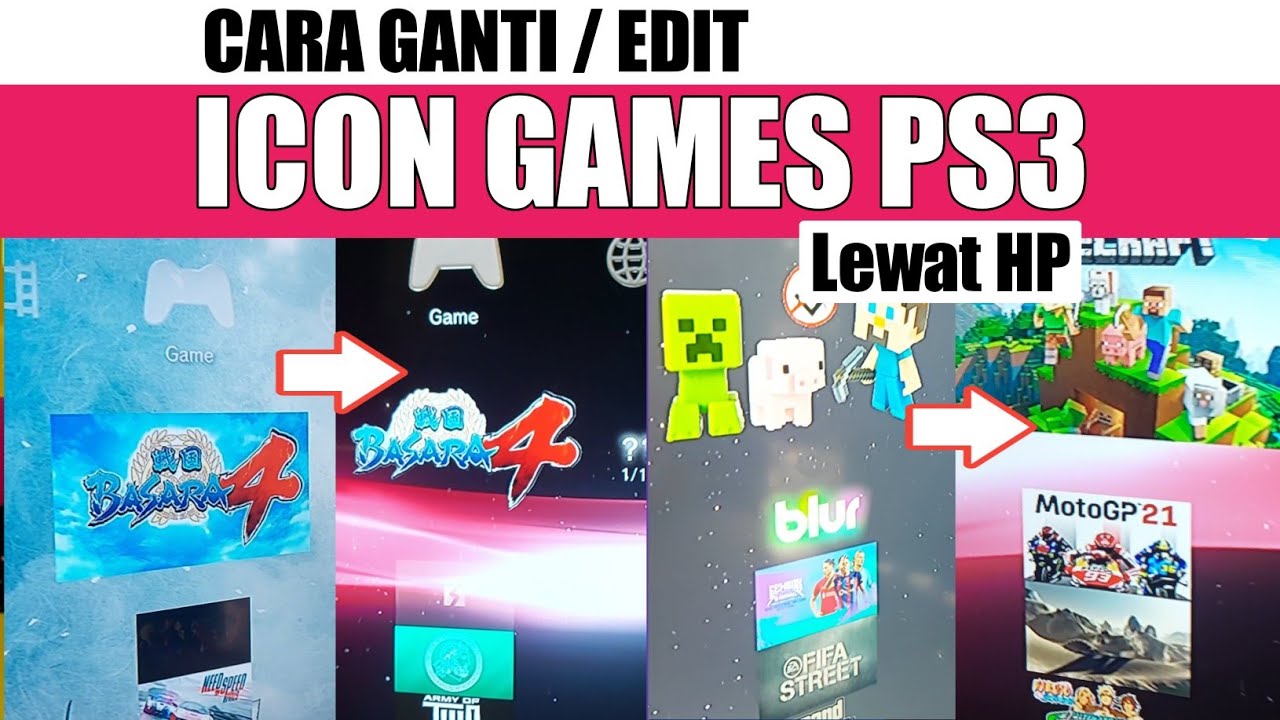 Edit Ganti icon game PS3 - YouTube