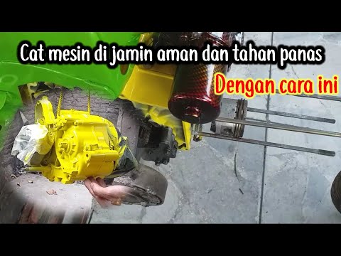 cara mudah mengecat mesin supaya awet dan tahan panas