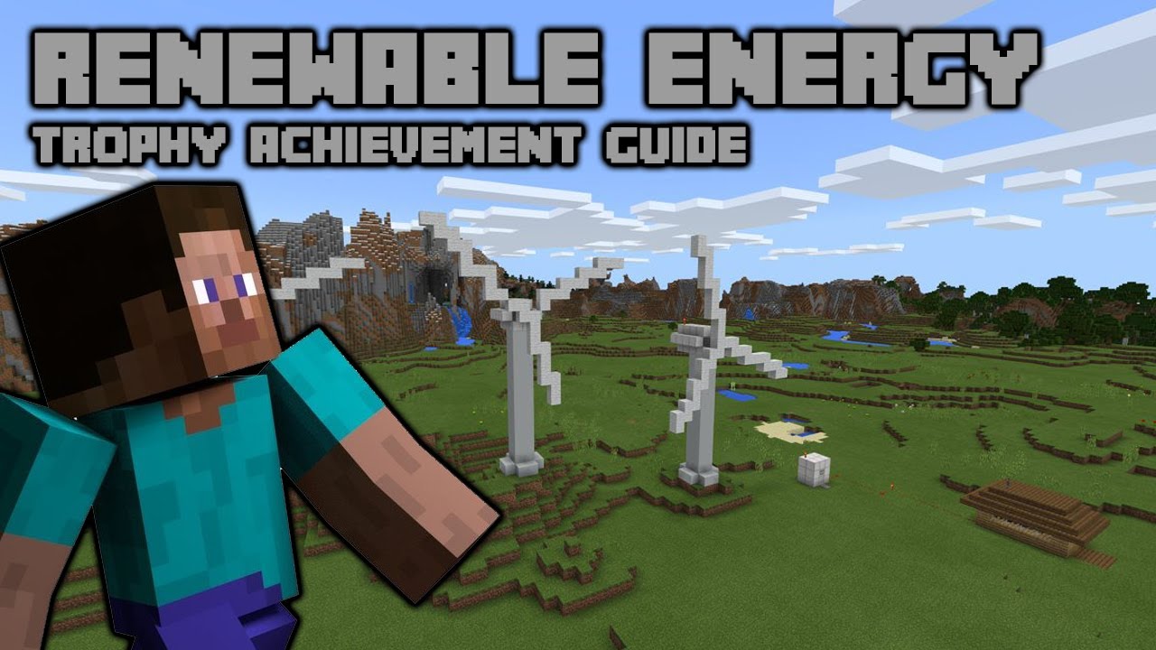 "Renewable Energy" ACHIEVEMENT GUIDE! - MINECRAFT - YouTube