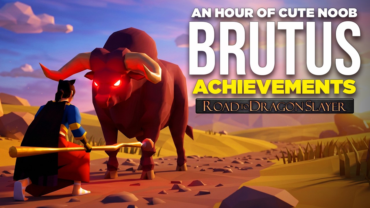 Brutus Achievement Hunting 🐂 Cozy OSRS 🎖️ Road to Dragon Slayer (Ep. 6. ...