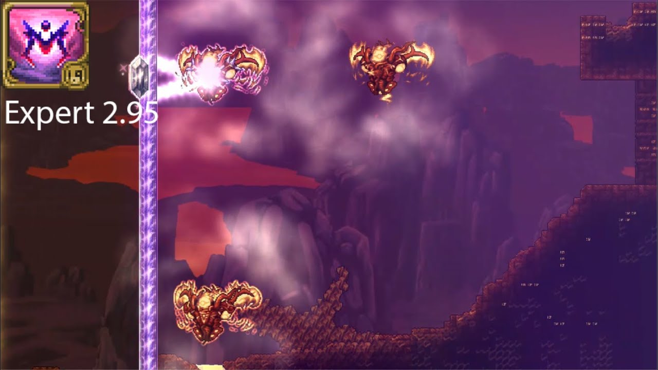 Terraria Calamity - Profaned Guardians infernum - Rogue - YouTube