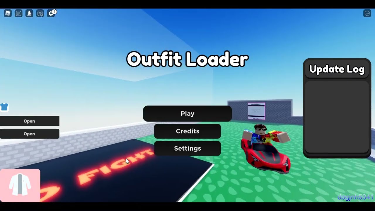 OUTFIT LOADER MAIN MENU GUI BUILD SHOWCASE BETA (Roblox Studio ...