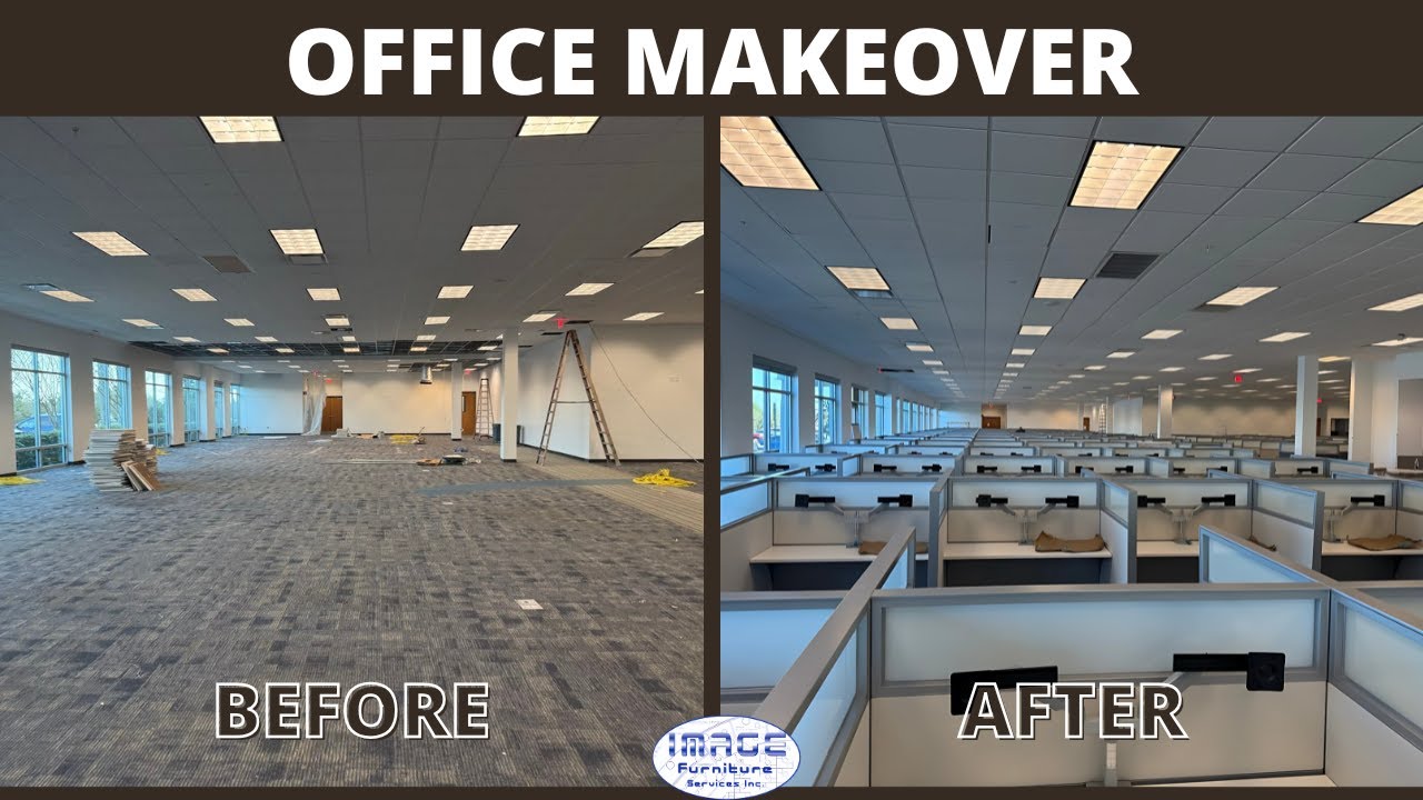 Behind the Install: 400 Steelcase Cubicles in Tampa Bay - YouTube