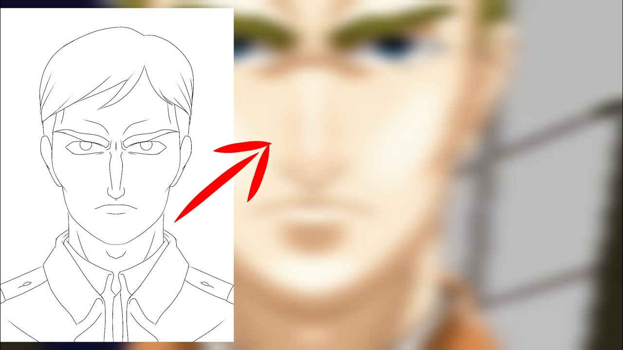 Drawing Comandante ERWIN SMITH [ SHINGEKI NO KYOJIN ] - YouTube