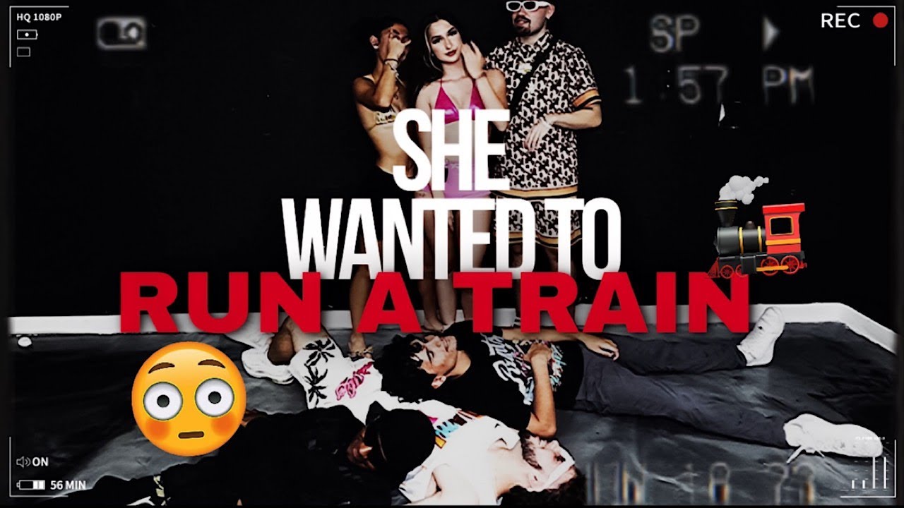 SHE WANTED A TRAIN RAN ON HER! 🚂 - YouTube