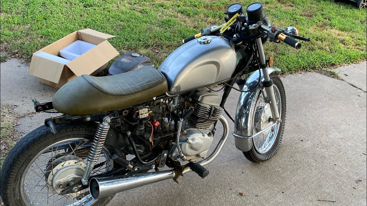 New tank finally came in!!! - (Budget cafe racer project part 1)🏍️⛽️💥 ...
