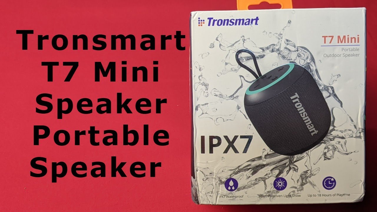 Tronsmart T7 Mini Speaker Portable Speaker with Bluetooth 5.3,Balanced ...