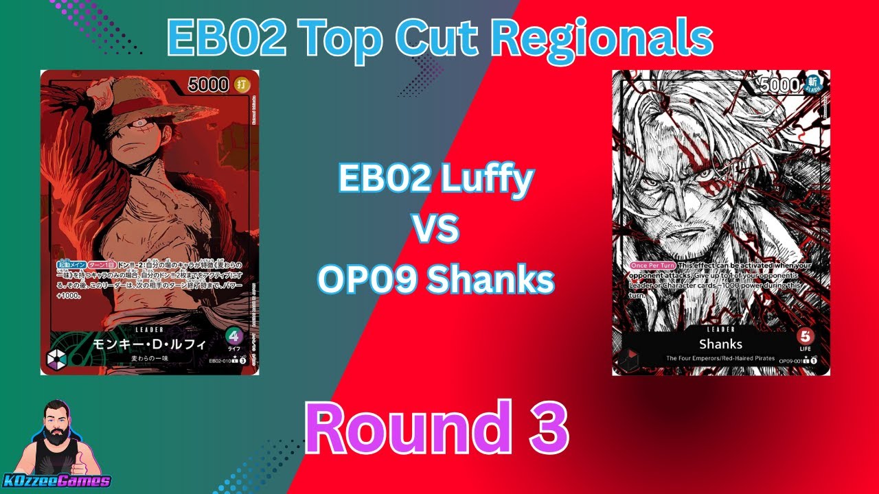 🎙️ REGIONALS ROUND 3 – SHANKS vs GP LUFFY! Midrange Mayhem in EB02 ...
