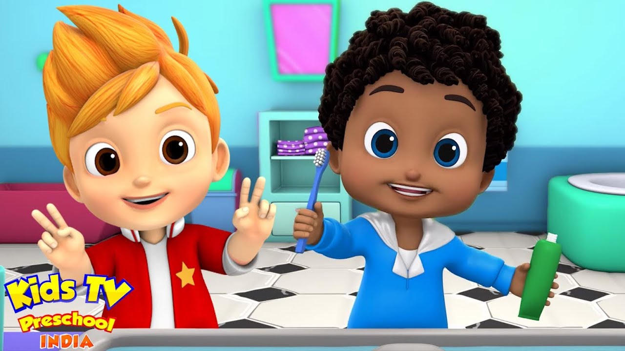 This Is The Way Song, हिंदी राइम्स, Bath Song, Healthy Habit Rhymes for ...