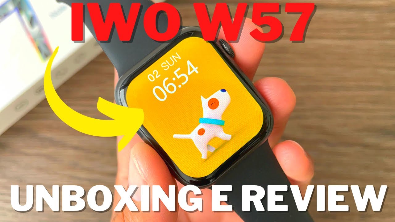 SMARTWATCH W57 Unboxing e Review - Tela gigante e muito parecido com o ...