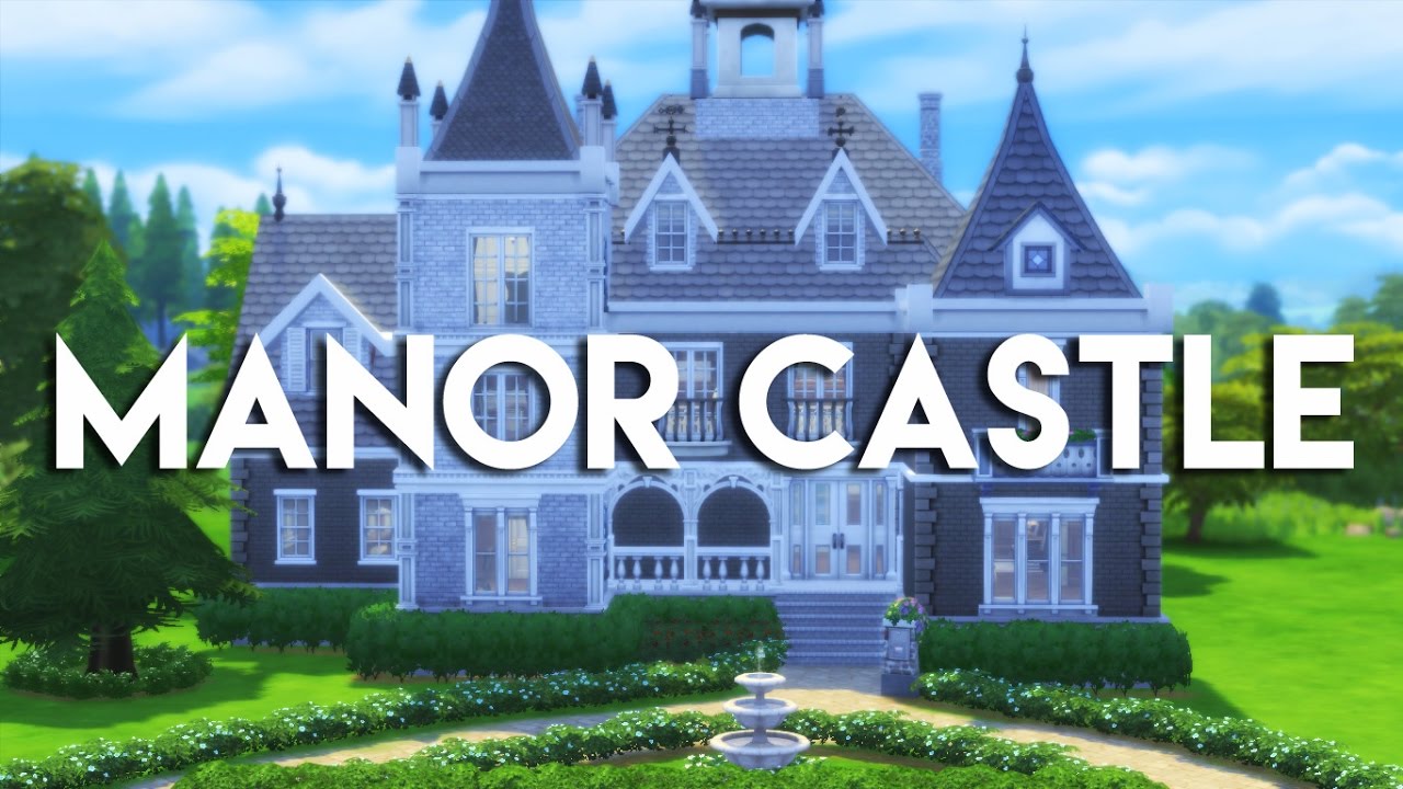The Sims 4 | House build | Manor Castle - YouTube