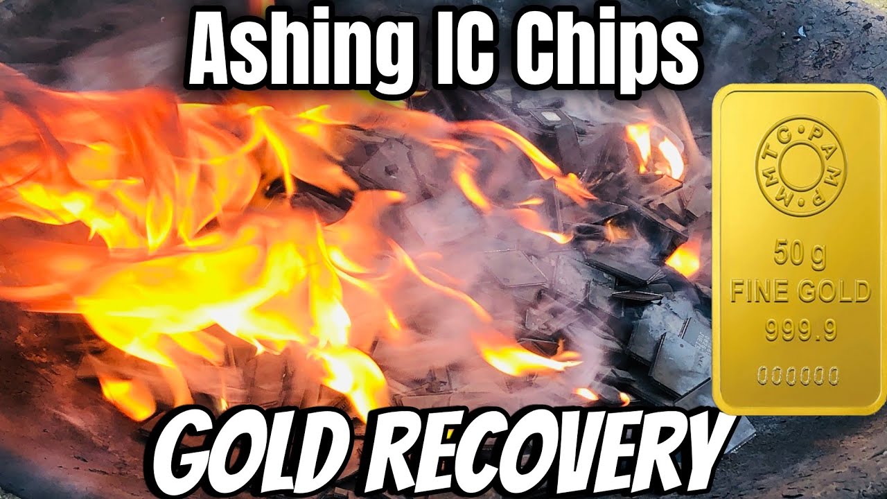 Ashing IC Chips Gold Recovery | Recover Gold From IC Chips | Gold ...